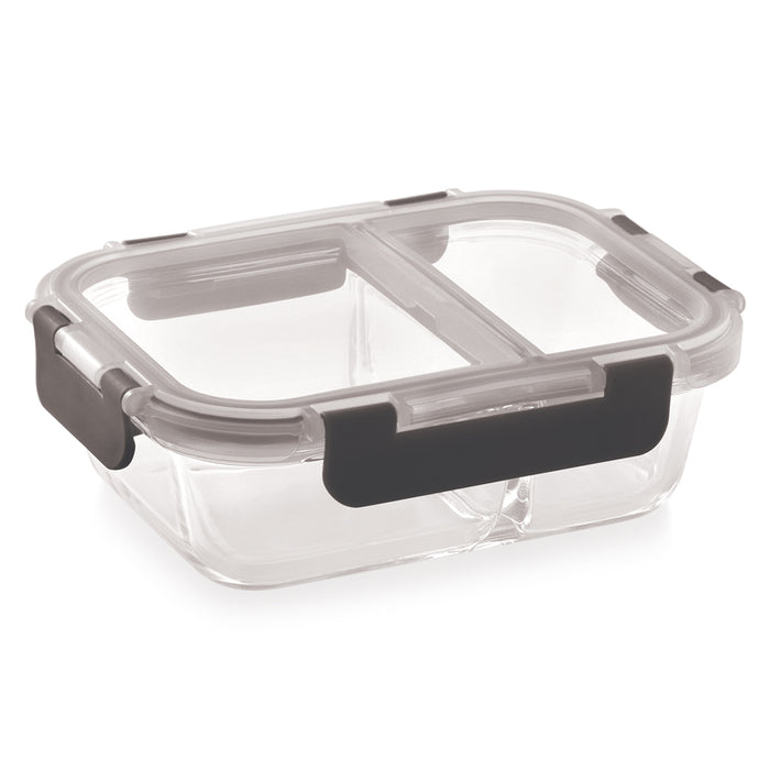 Glock Glass Food Divider Rectangle Container with Break-Free Detachabl ...