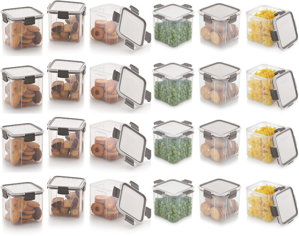 Buy Magnus Modulock Airtight Food Storage See Through Plastic ...