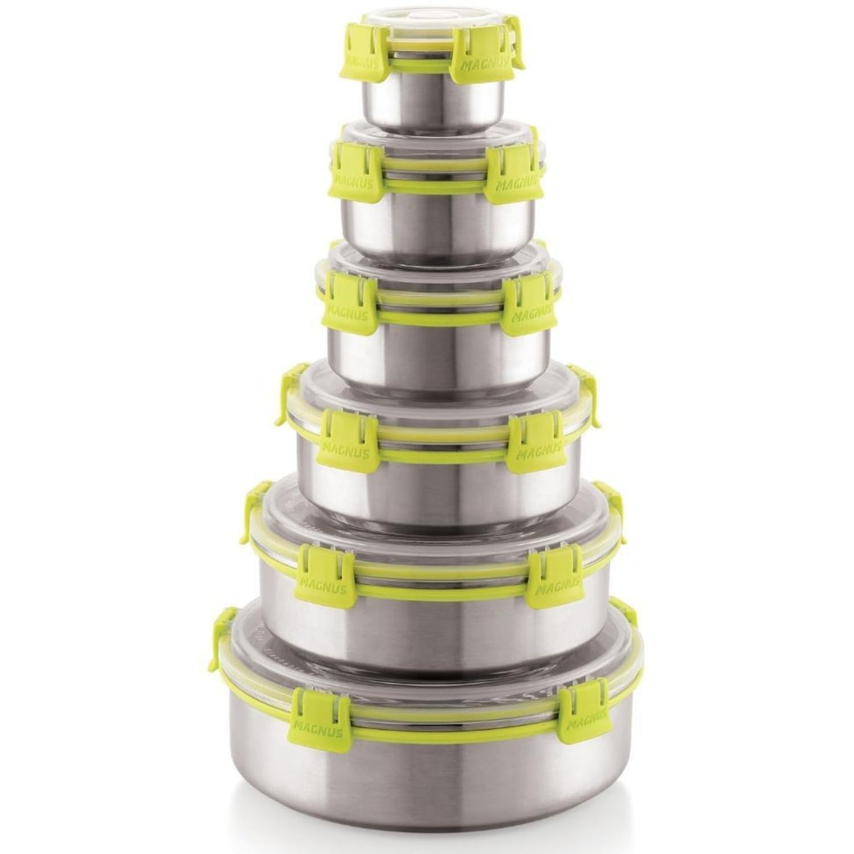 Buy Magnus Klip Lock Airtight & Leak-proof Stainless Steel BPA-Free ...