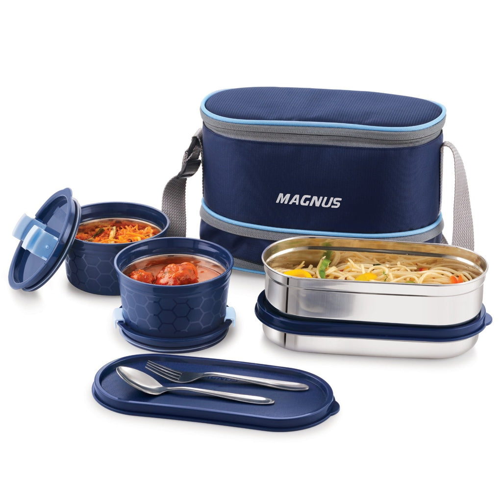 Microwave Tiffin Lunch Box for Office | Steam Lock Tiffin - Magnus Homeware