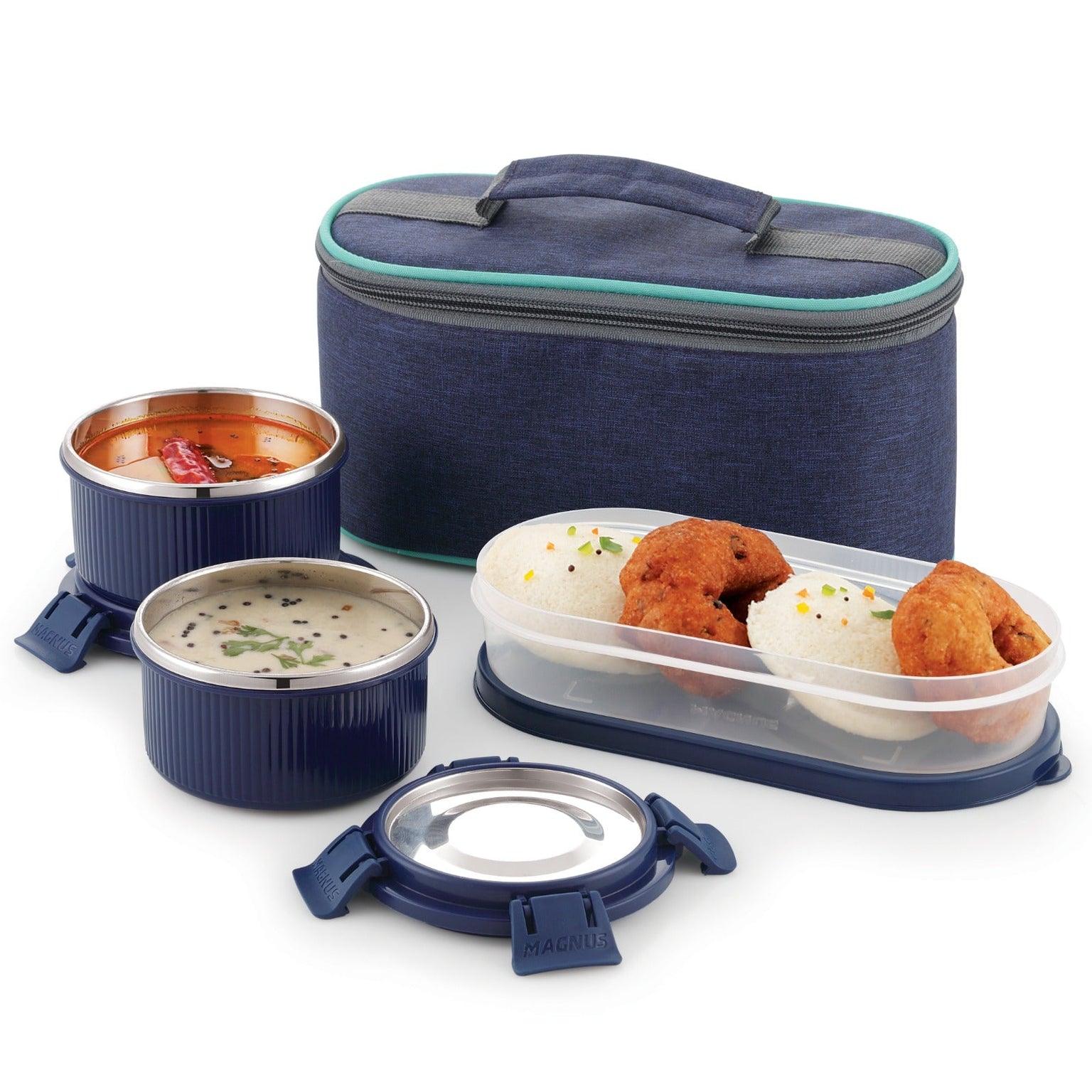 Microwave Tiffin Lunch Box for Office | Steam Lock Tiffin - Magnus Homeware